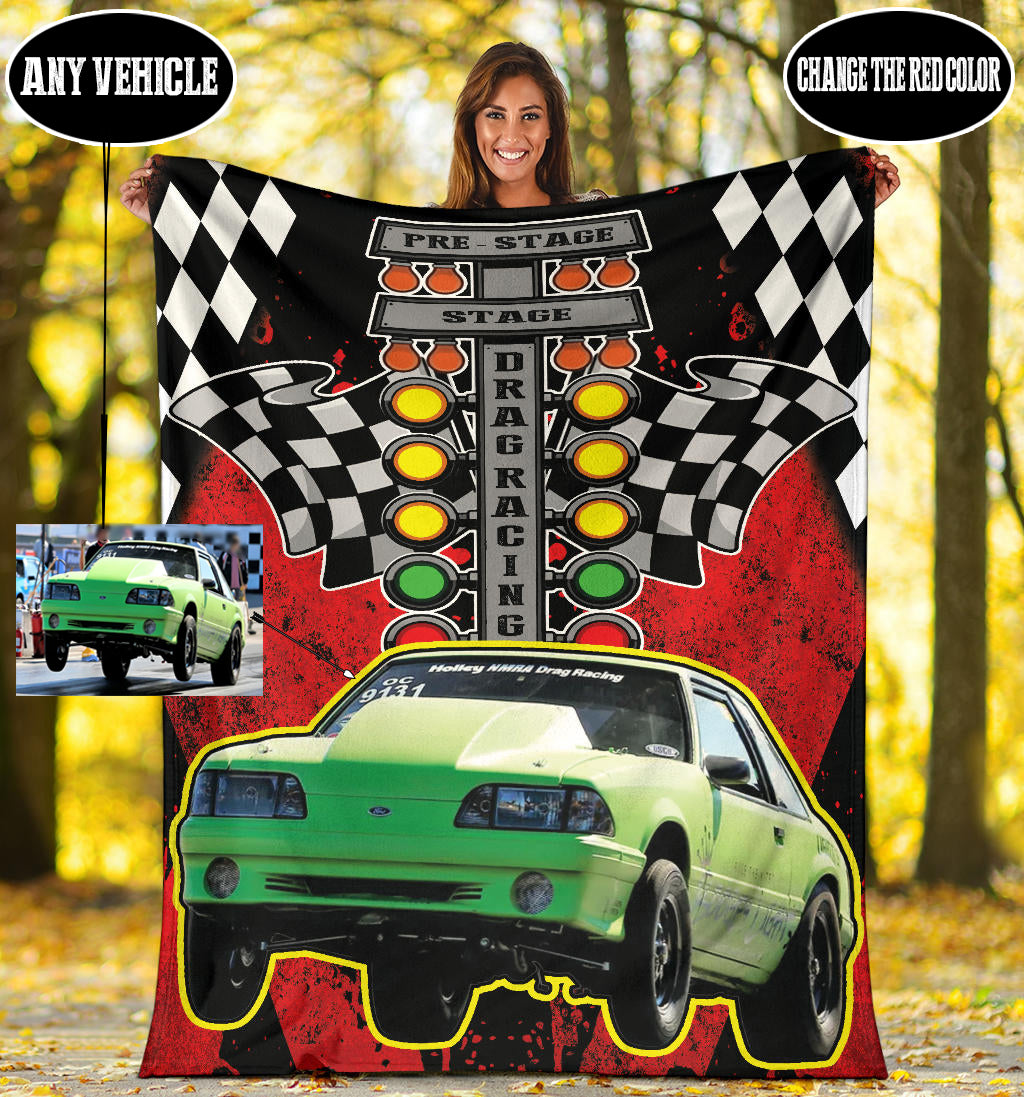 Custom drag racing blanket NEW
