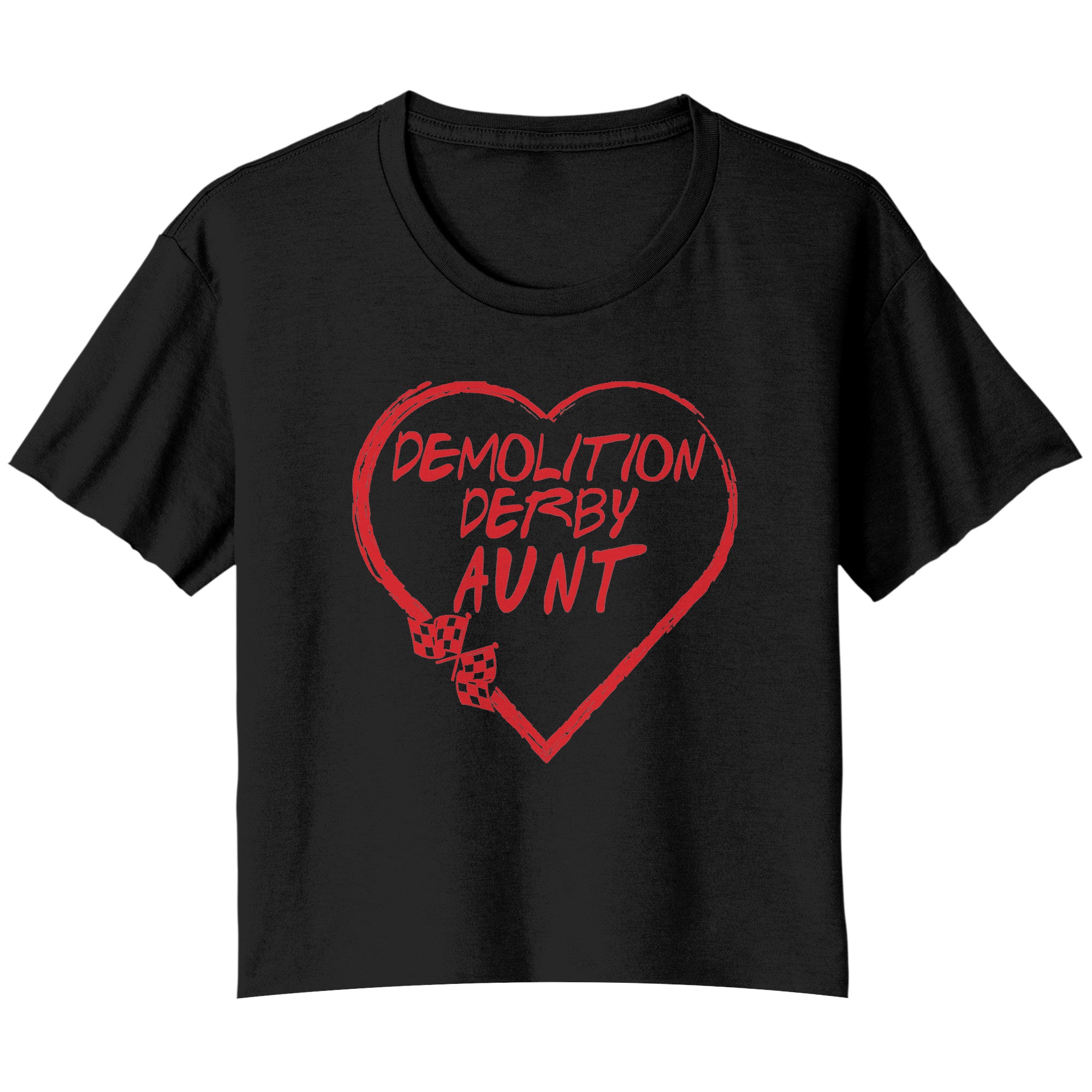 Demolition Derby Aunt Heart T-Shirts