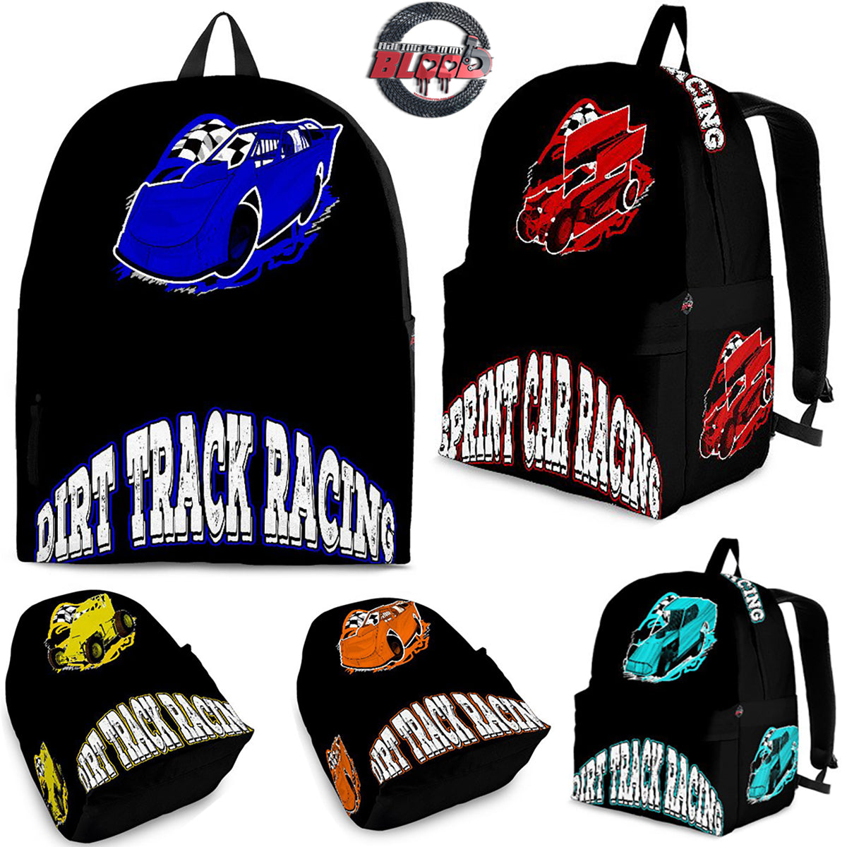 Dirt Trak Racing Backpacks