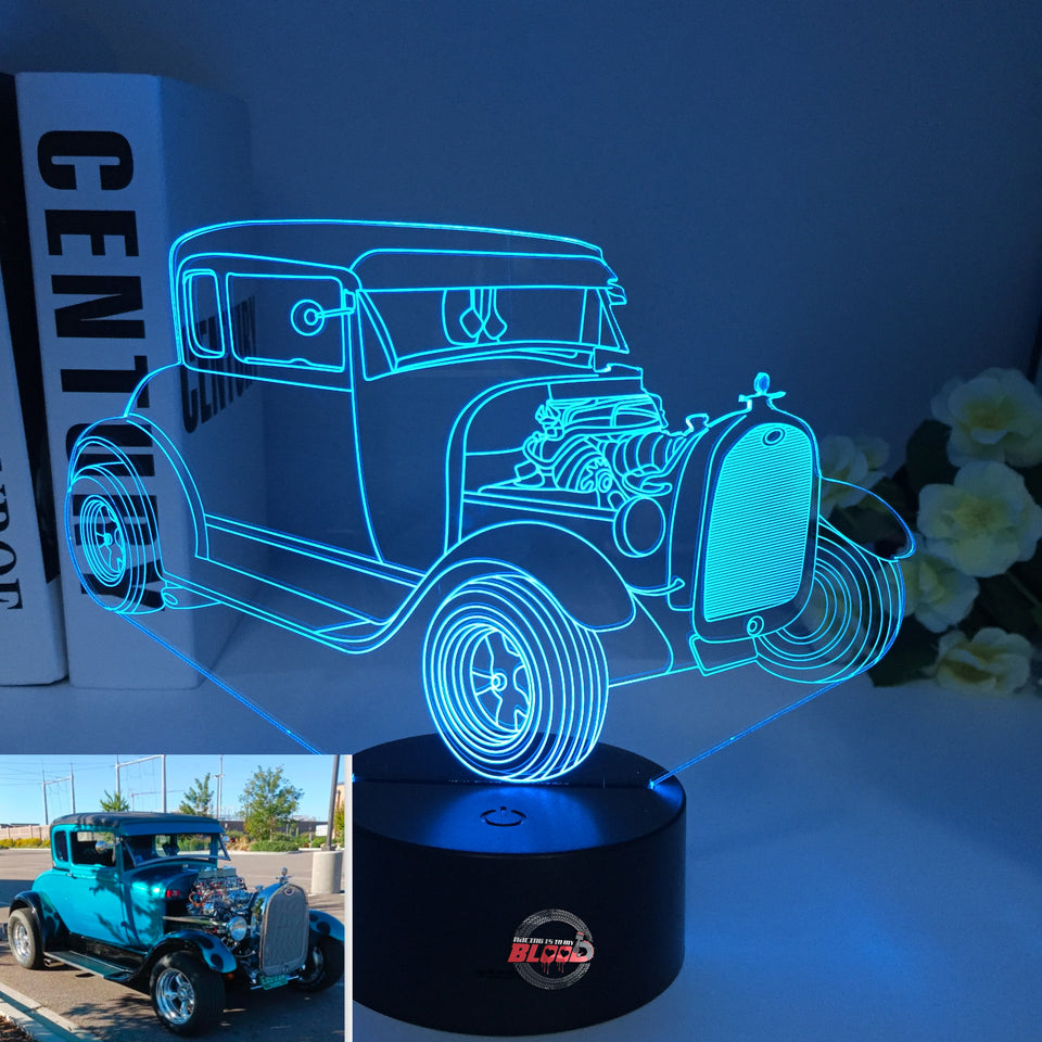Custom Truck 3D LED Lamp – Personalized Night Light with Your Truck