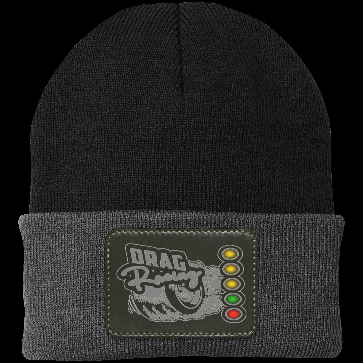 Drag Racing Patched Knit Cap V11