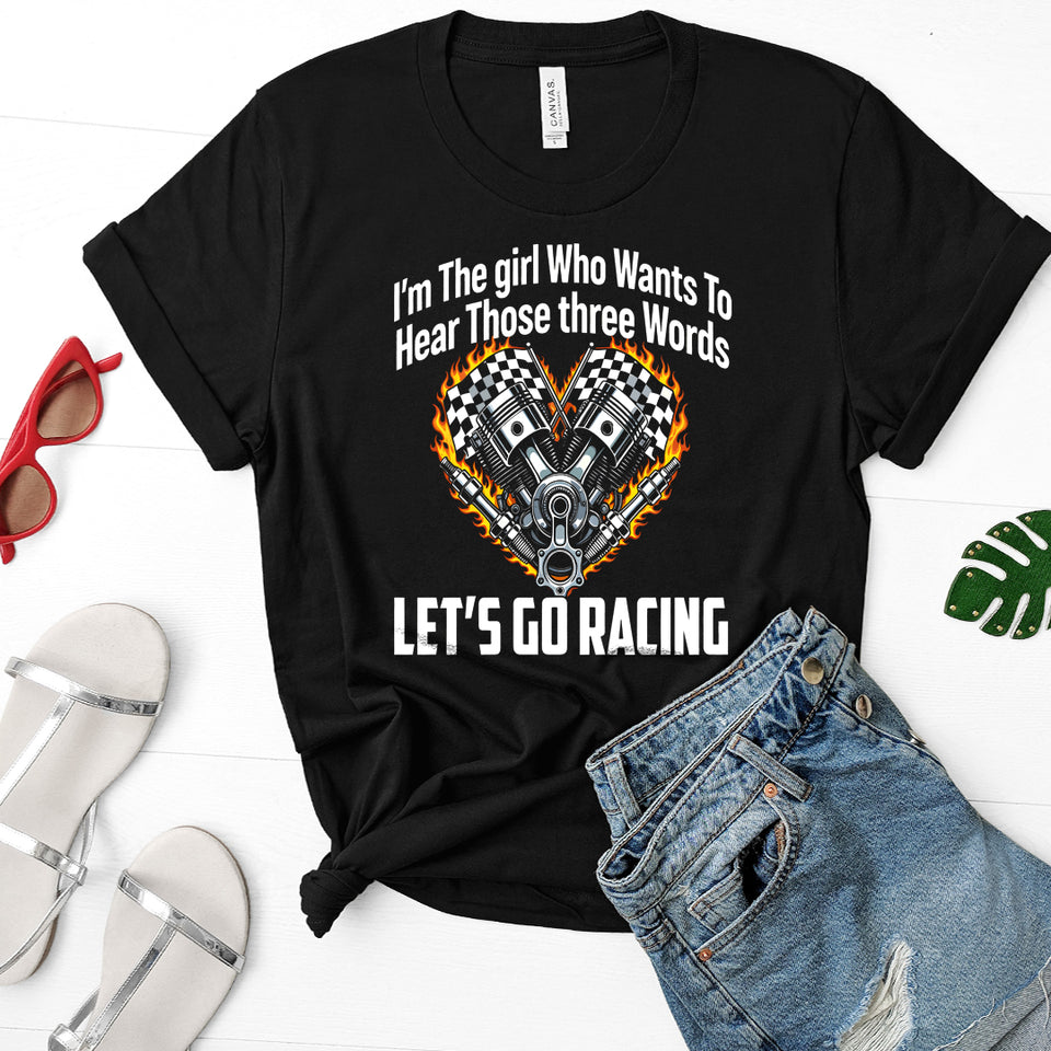Let's Go Racing Women's Collection | Premium Racing Girl Apparel