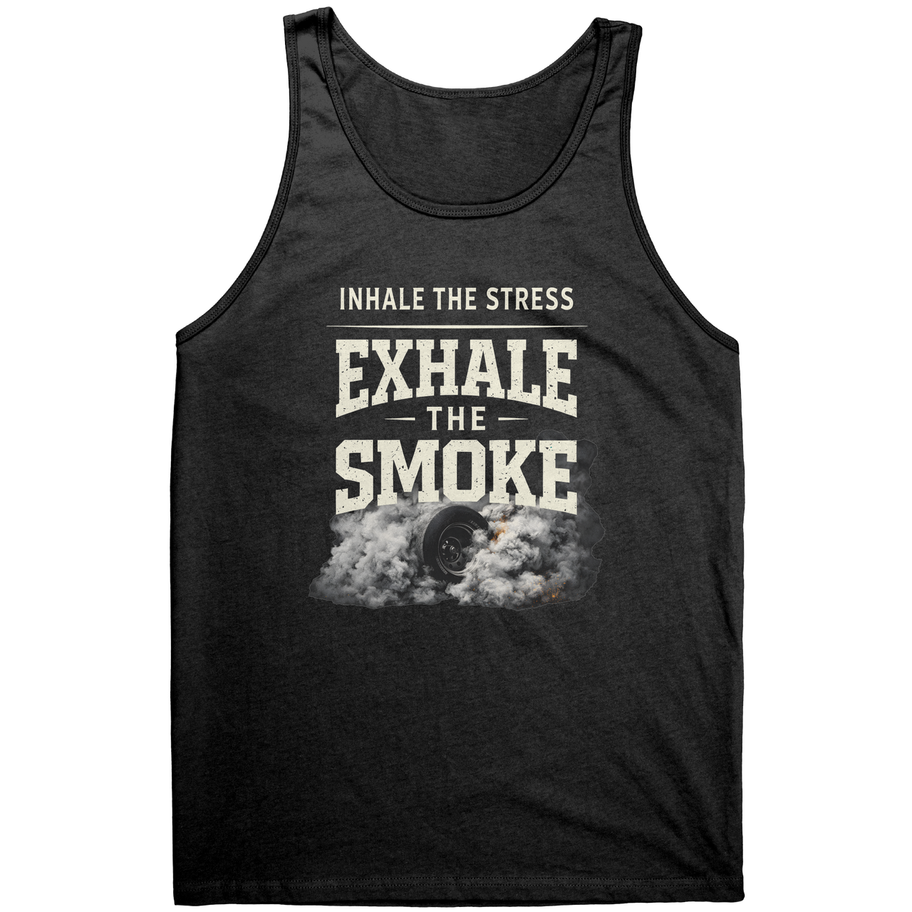 Inhale The Stress Exhale The Smoke Drag Racing Shirt
