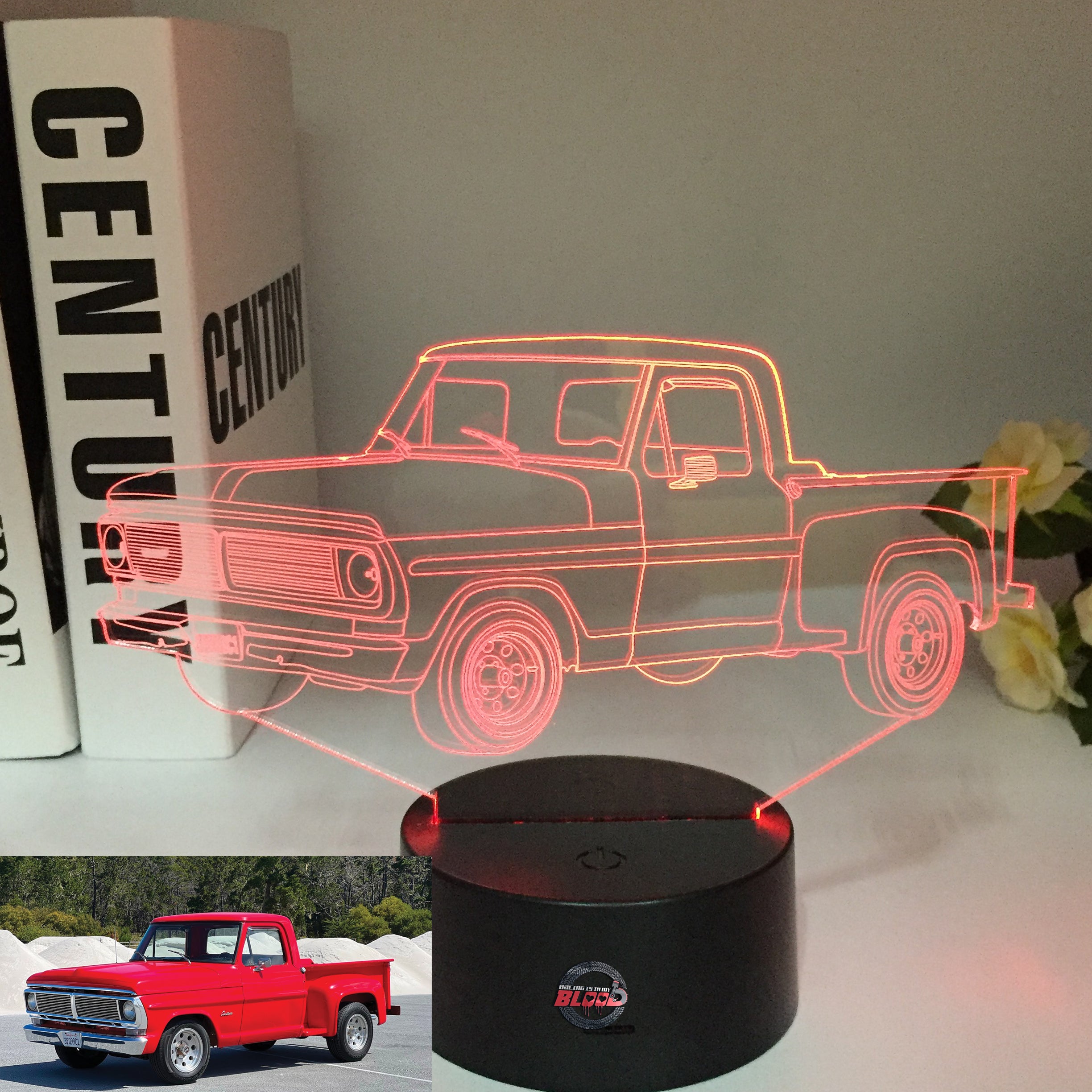 Custom Truck 3D LED Lamp – Personalized Night Light with Your Truck