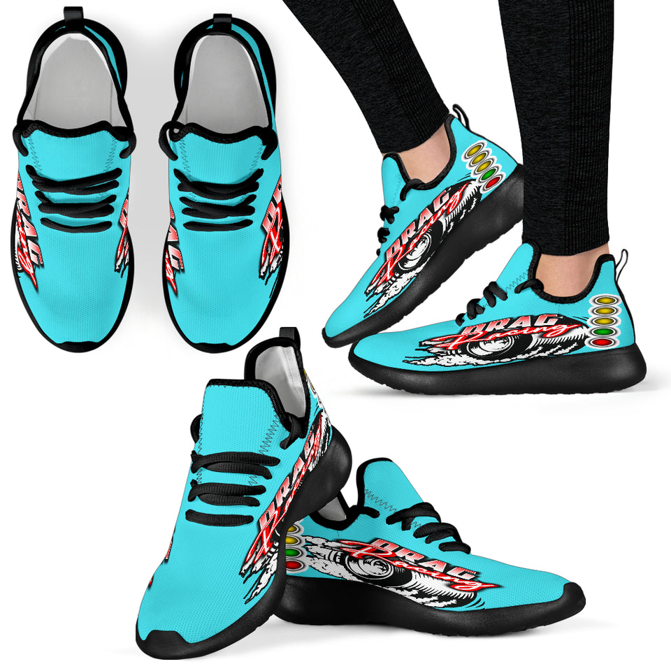 Drag Racing Mesh Sneakers Carolina Blue