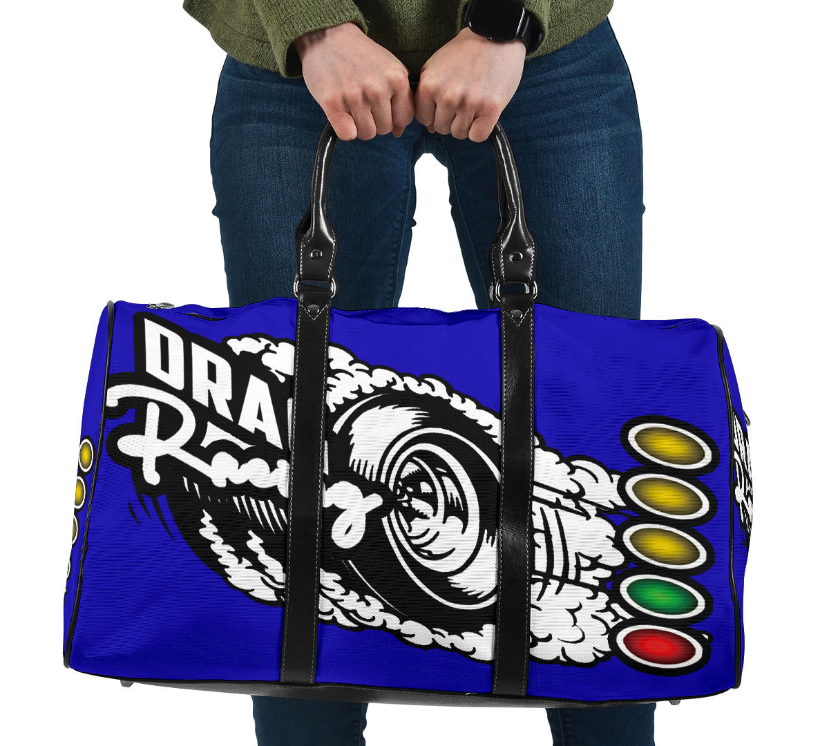 Drag Racing Travel Bag Blue