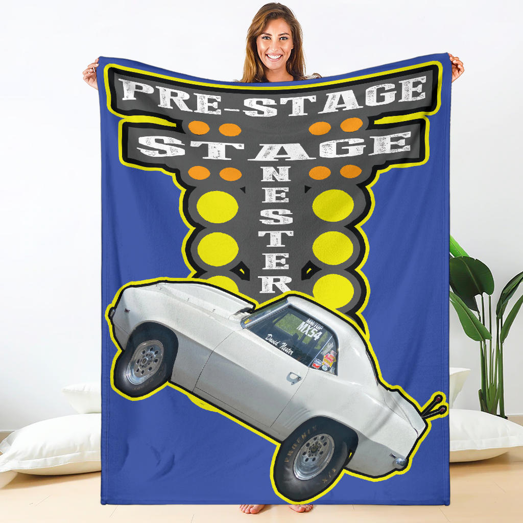 Custom NESTER Blanket Blue