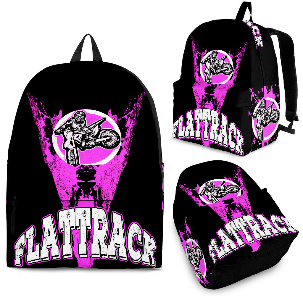 Flat Track Racing Backpack Pink