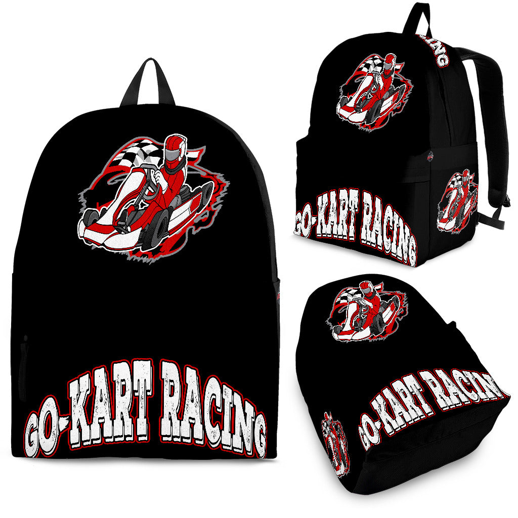 Go-Kart Racing Backpack Red