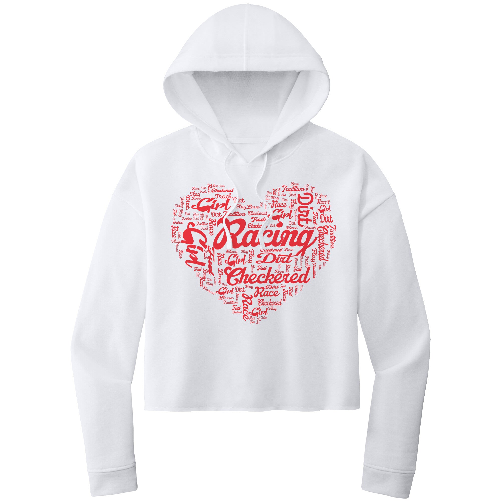 Dirt Track Racing Girl Crop Tops RV