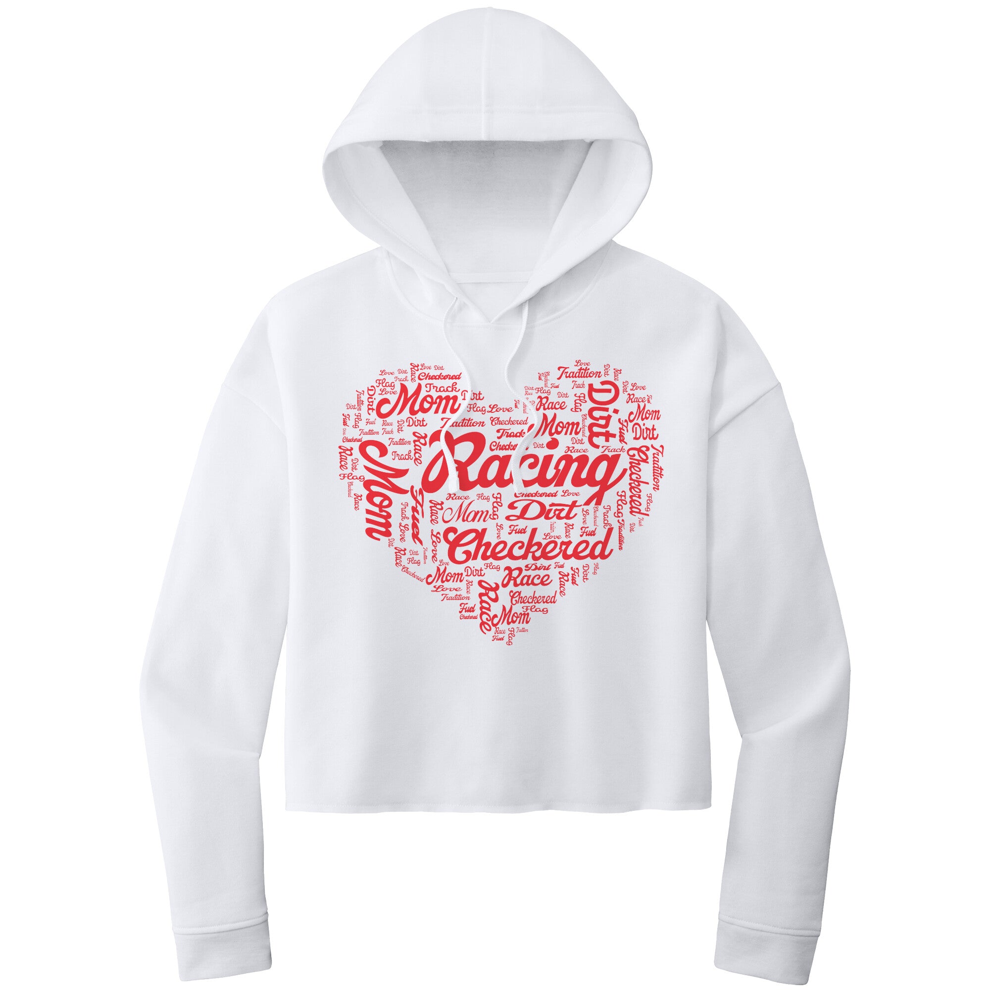 Dirt Track Racing Mom Crop Tops RV