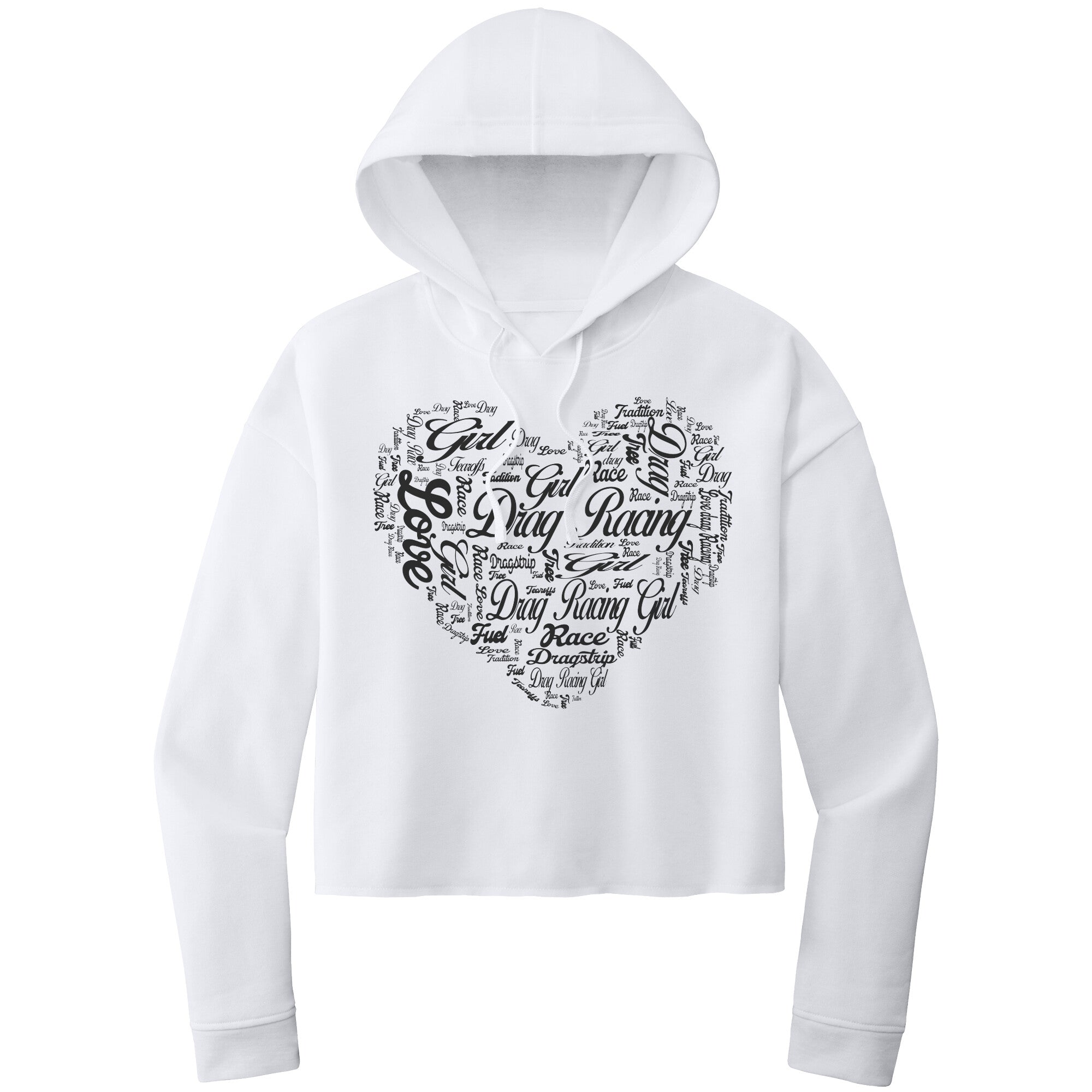 Drag Racing Girl Crop Tops BV