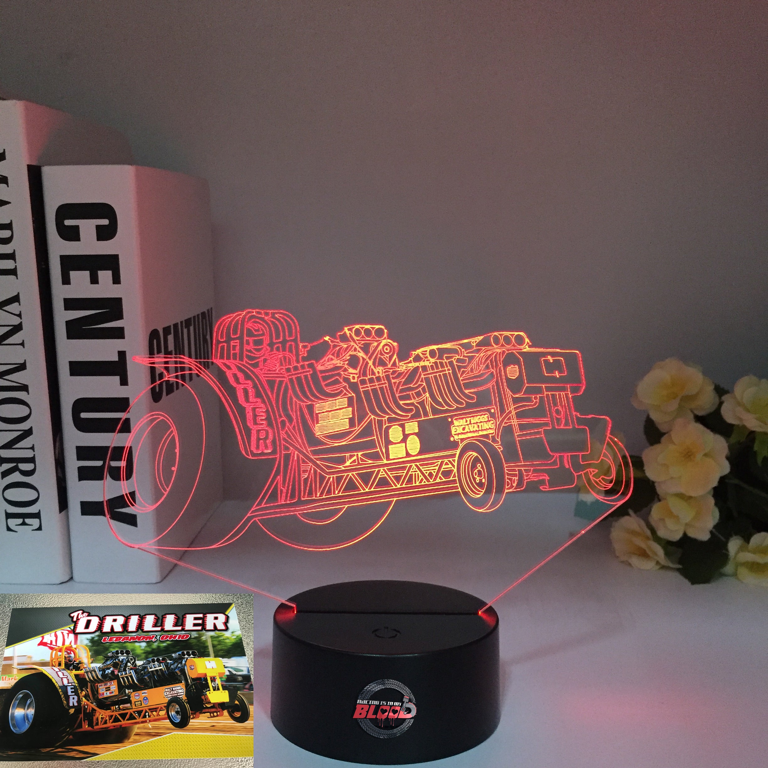 Dragster "The Driller" Led Lamp