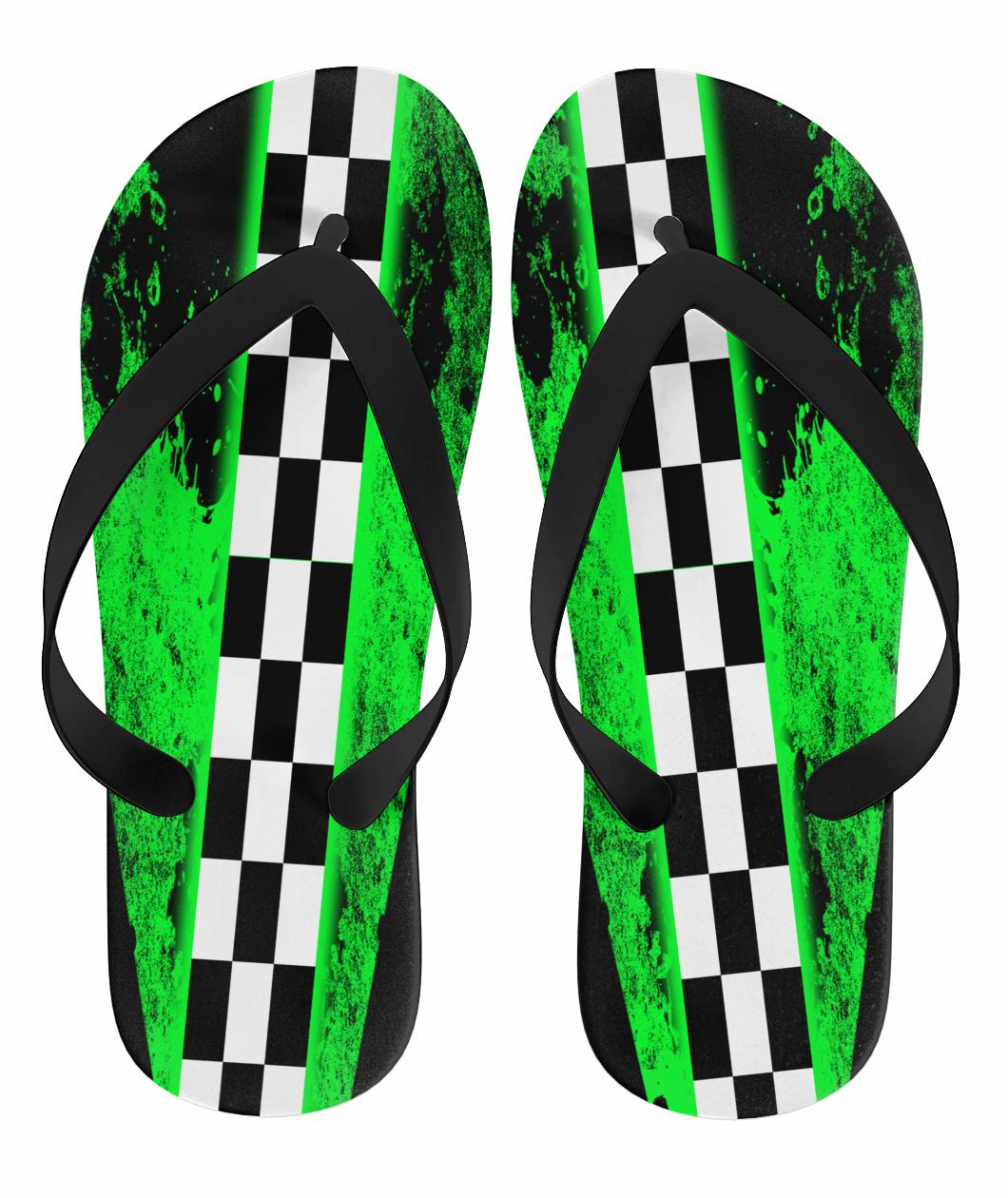 Racing Flip Flops Pistachio