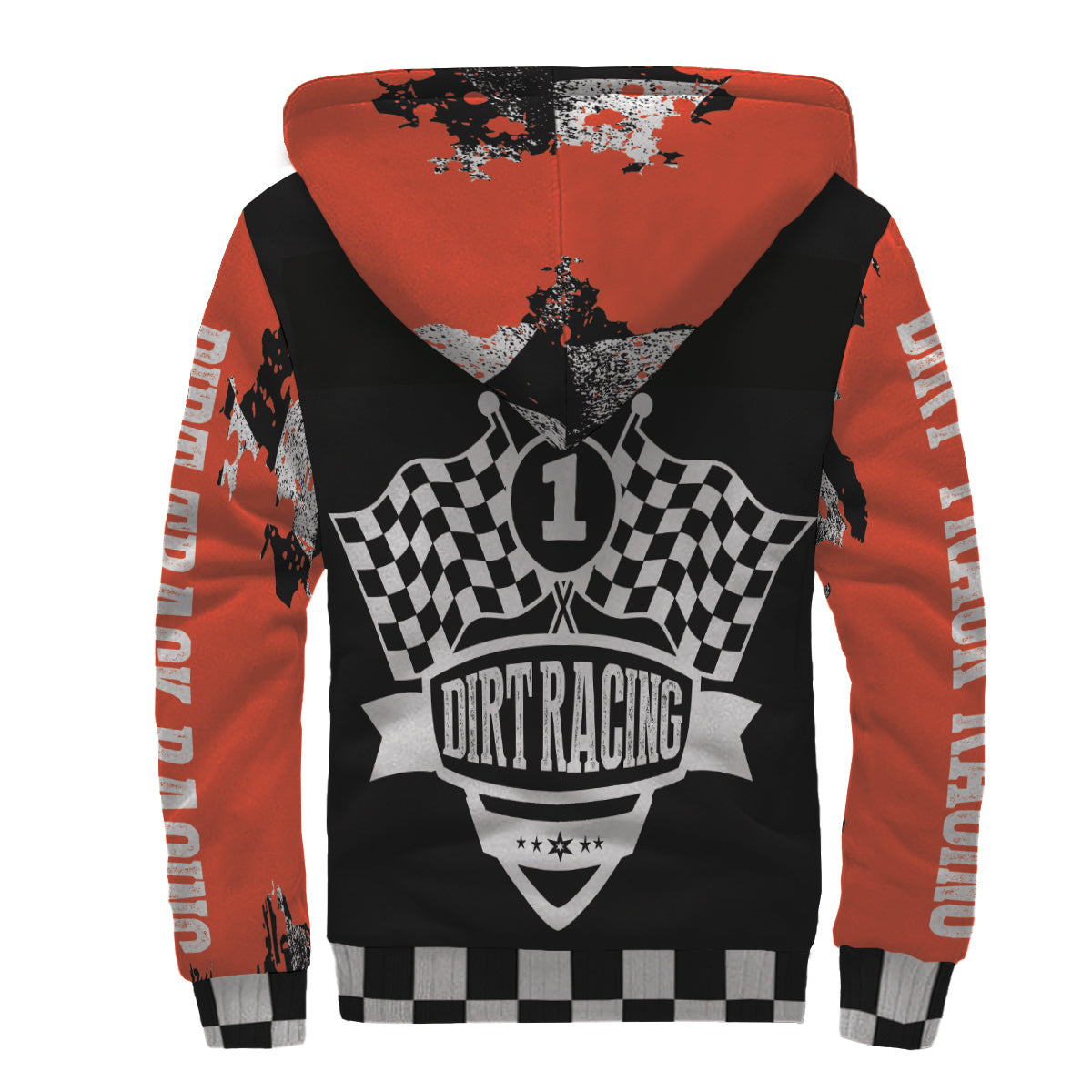 Custom Dirt Racing Sherpa Jacket Red