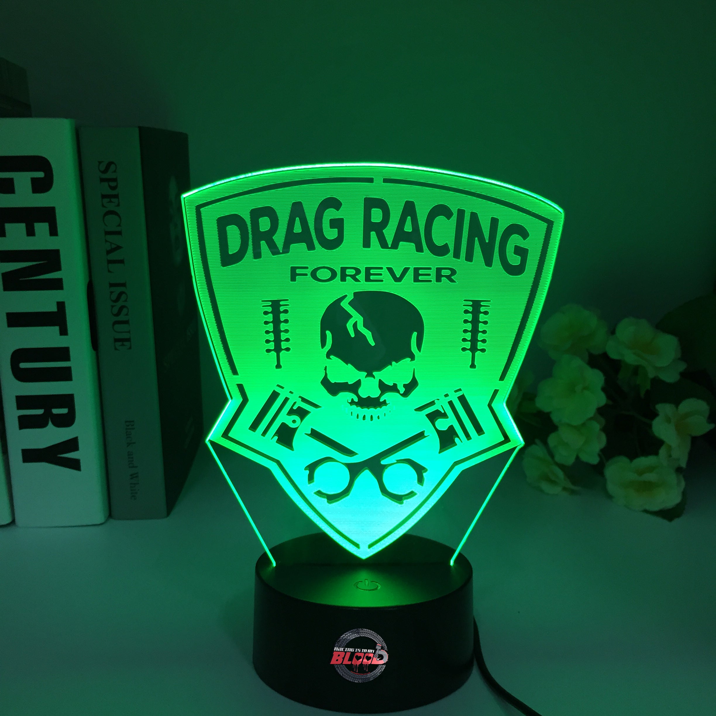 Drag Racing Forever 3D Led Lamp