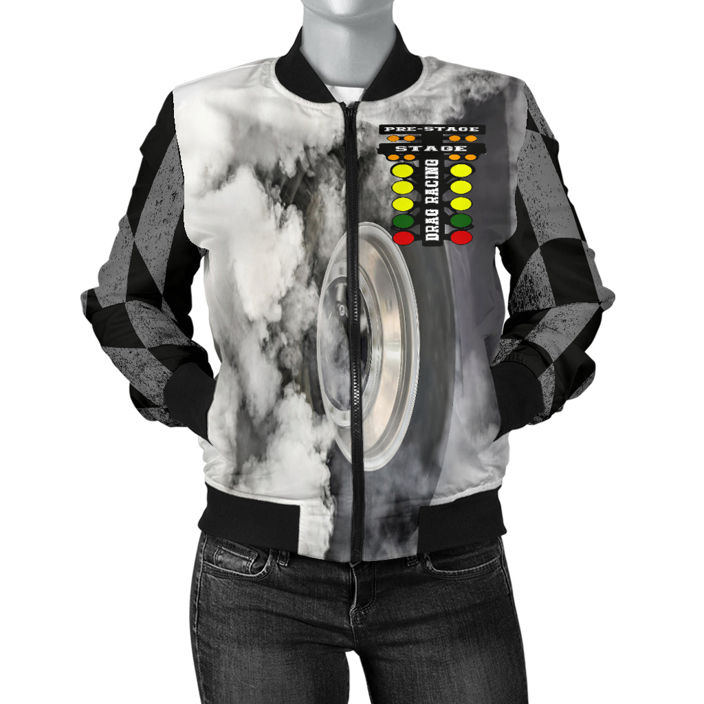 Drag Racing Women's Bomber Jacket RBBT