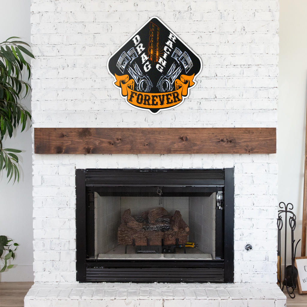 Drag Racing Forever Metal Sign RBO