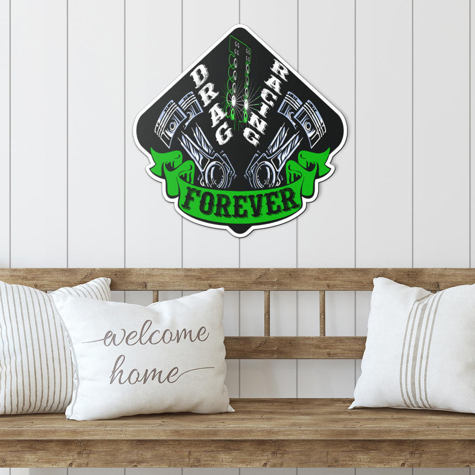 Drag Racing Metal Signs