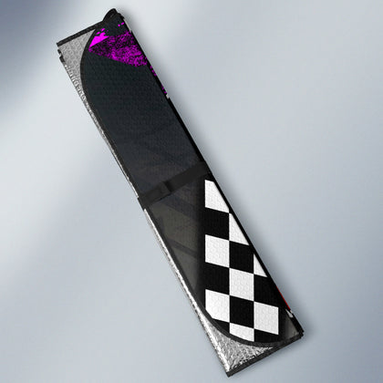Drag Racing Windshield Sun Shade Pink