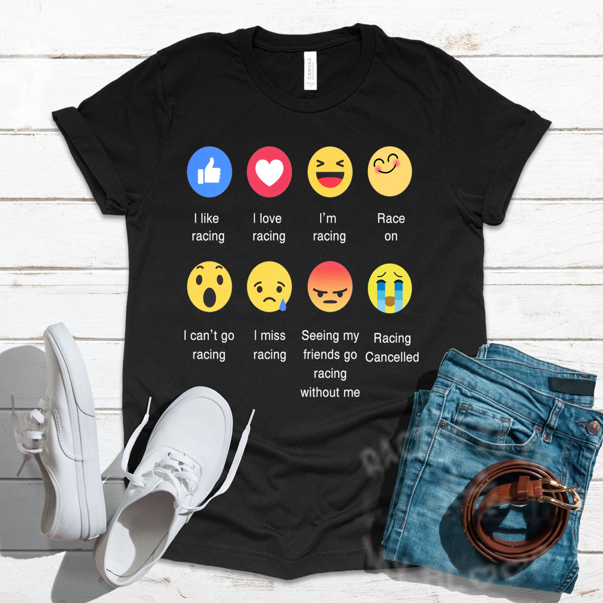 My Racing Mood Emojis T-Shirts!